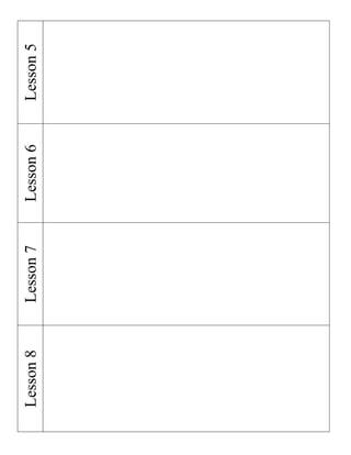 Lessons 1 8 student study guide | DOCX