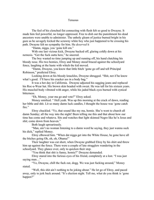 Lessons In Realism Tenuous | DOC