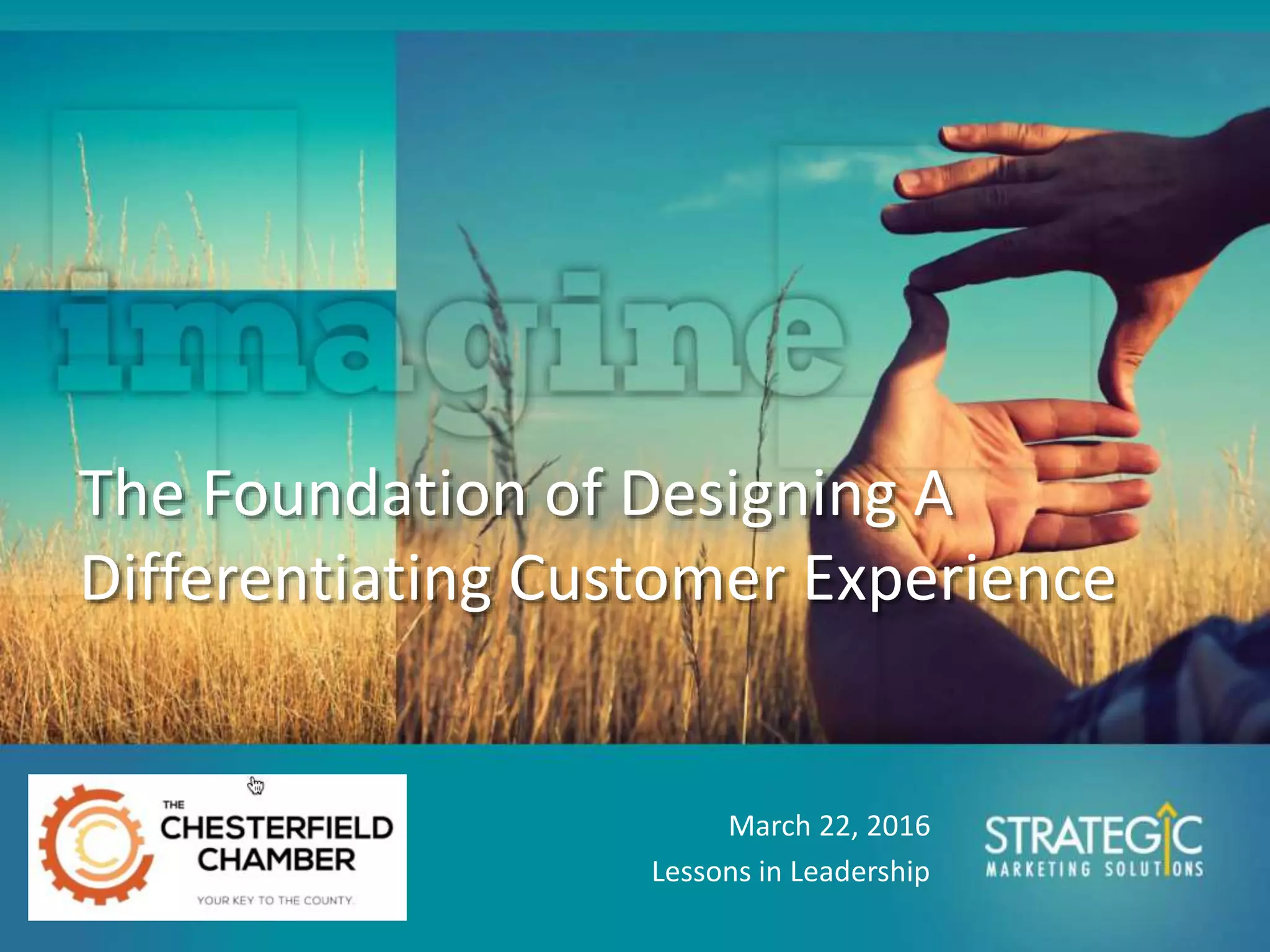 Foundation of designing customer experience | PPT