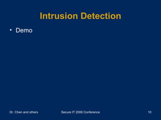 Lessons Learned from Teaching Intrusion Detection and Intrusion ...