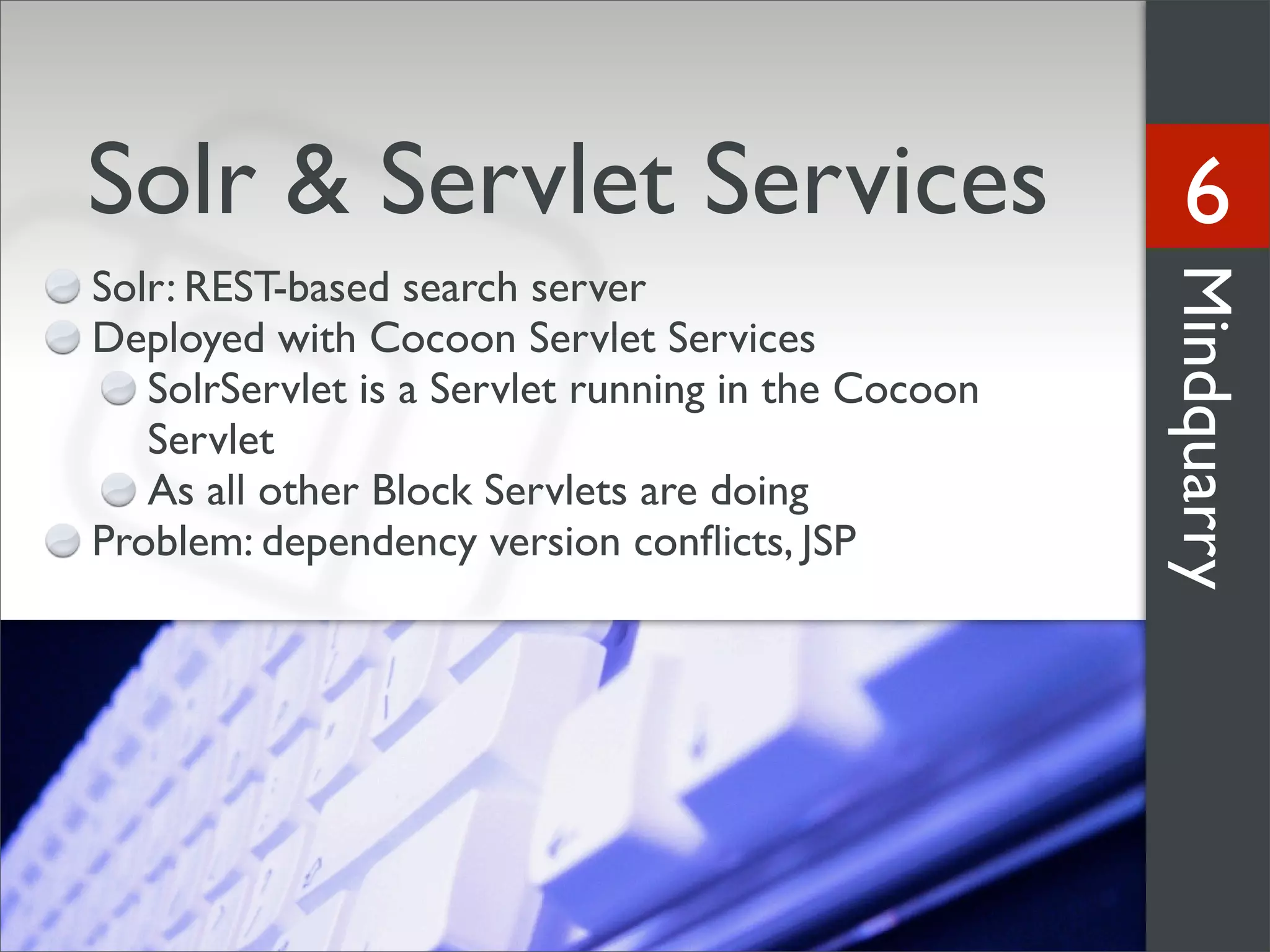 Lessons Learned Integrating Cocoon, Jackrabbit And Solr | PPT