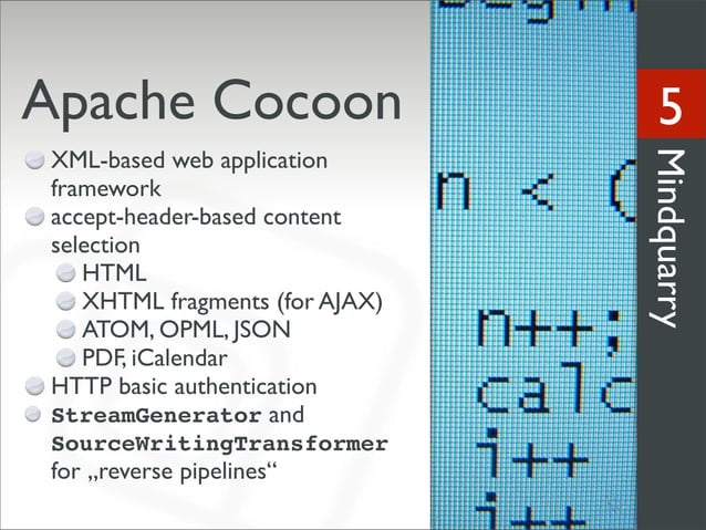 Lessons Learned Integrating Cocoon, Jackrabbit And Solr | PPT