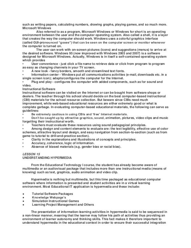 Educational Technology