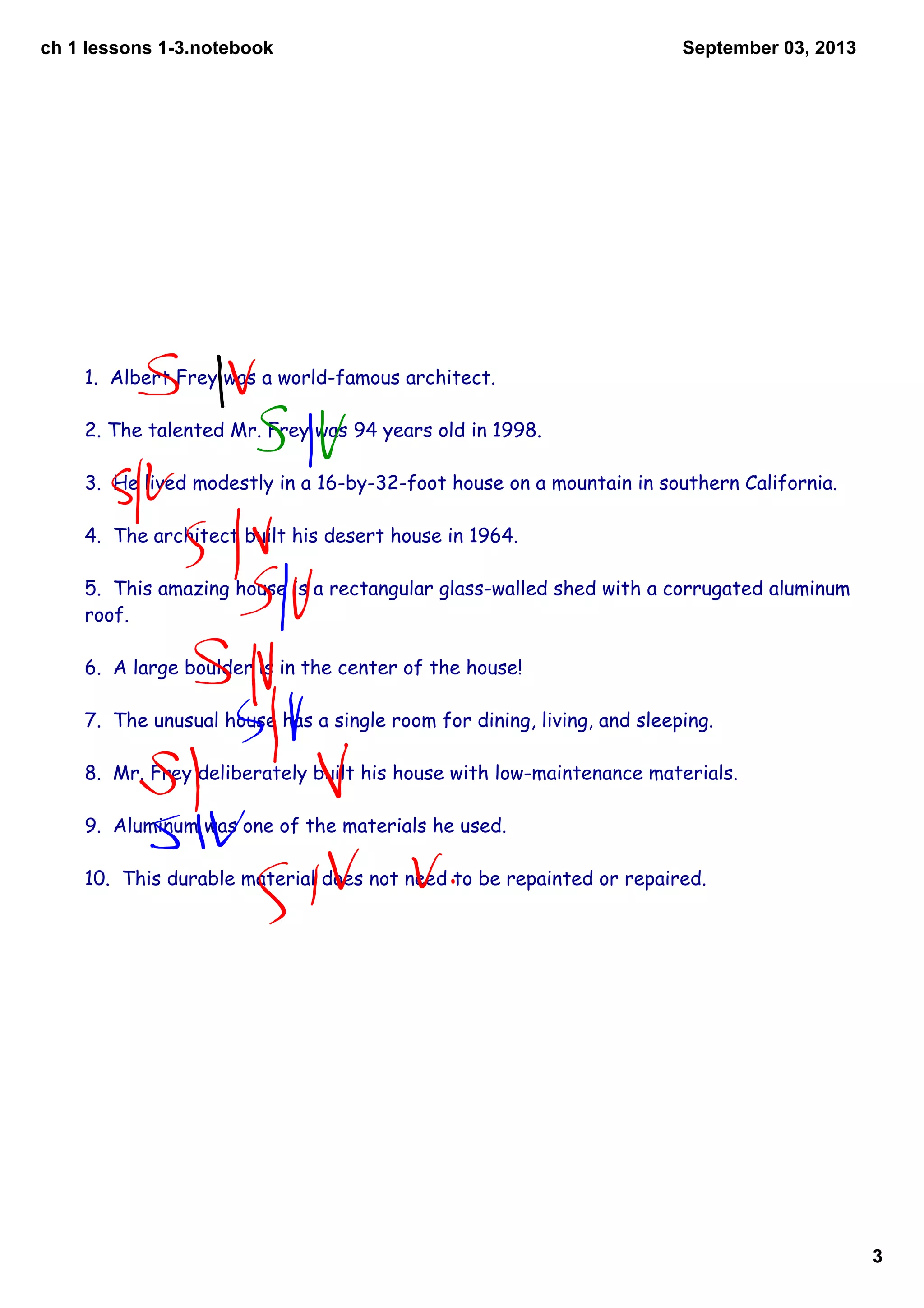 Lessons 1 3 and writing process | PDF