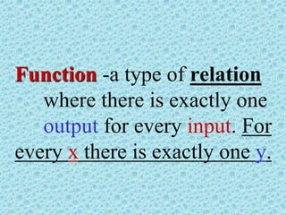 LESSONS 1-3 Gen Math. functions and relationsppt | PPT