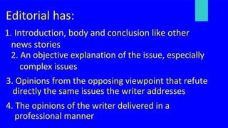 EAPP11_Lessons 11 12 editorial | PPT | Publishing Industry | Industries