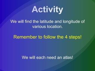 Writing Coordinates | PPT