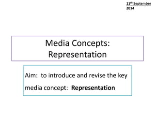 Lessons 4 representation | PPTX