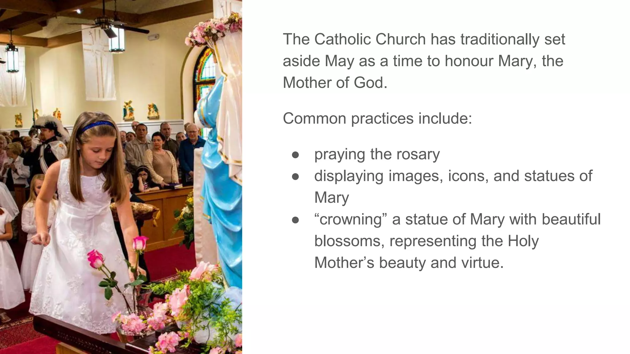 Lessons and prayers - Month of Mary | PPTX