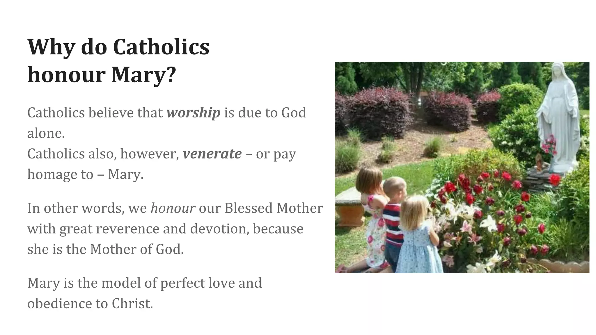 Lessons and prayers - Month of Mary | PPTX