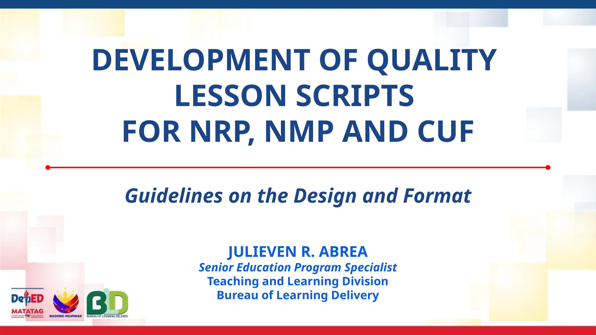 LessonScripts_Format-Sample_PPT-JRA.pptx | Educational Assessment ...