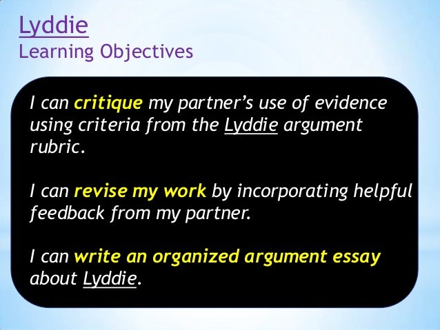 Lyddie: Lesson seventeen, Unit 1