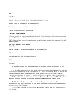 Lessons for diversity unit | PDF