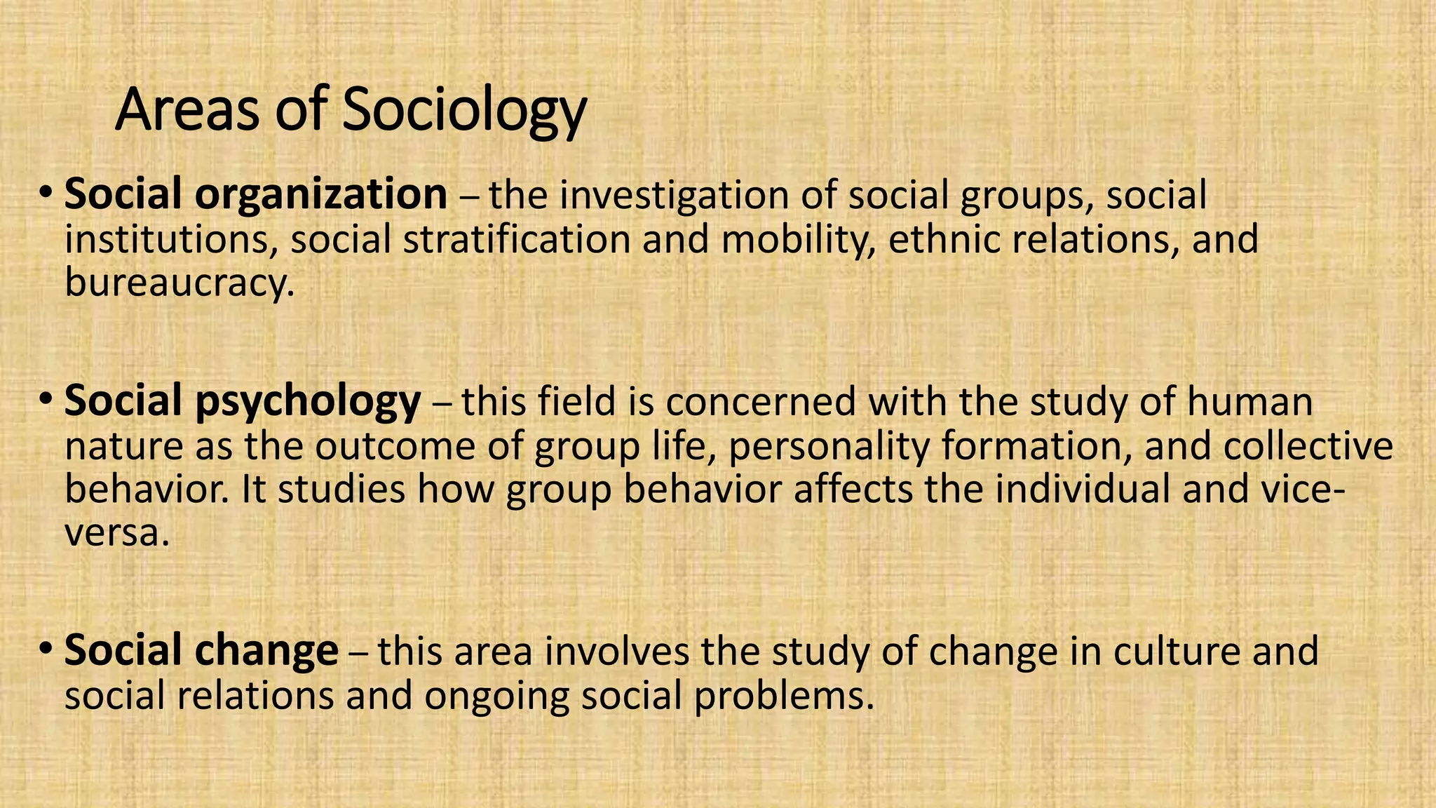 Lessons for sociology 1 | PPTX | Science