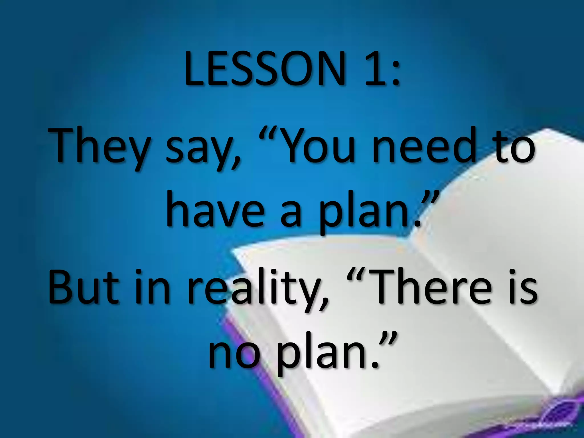 Lessons for success | PPTX