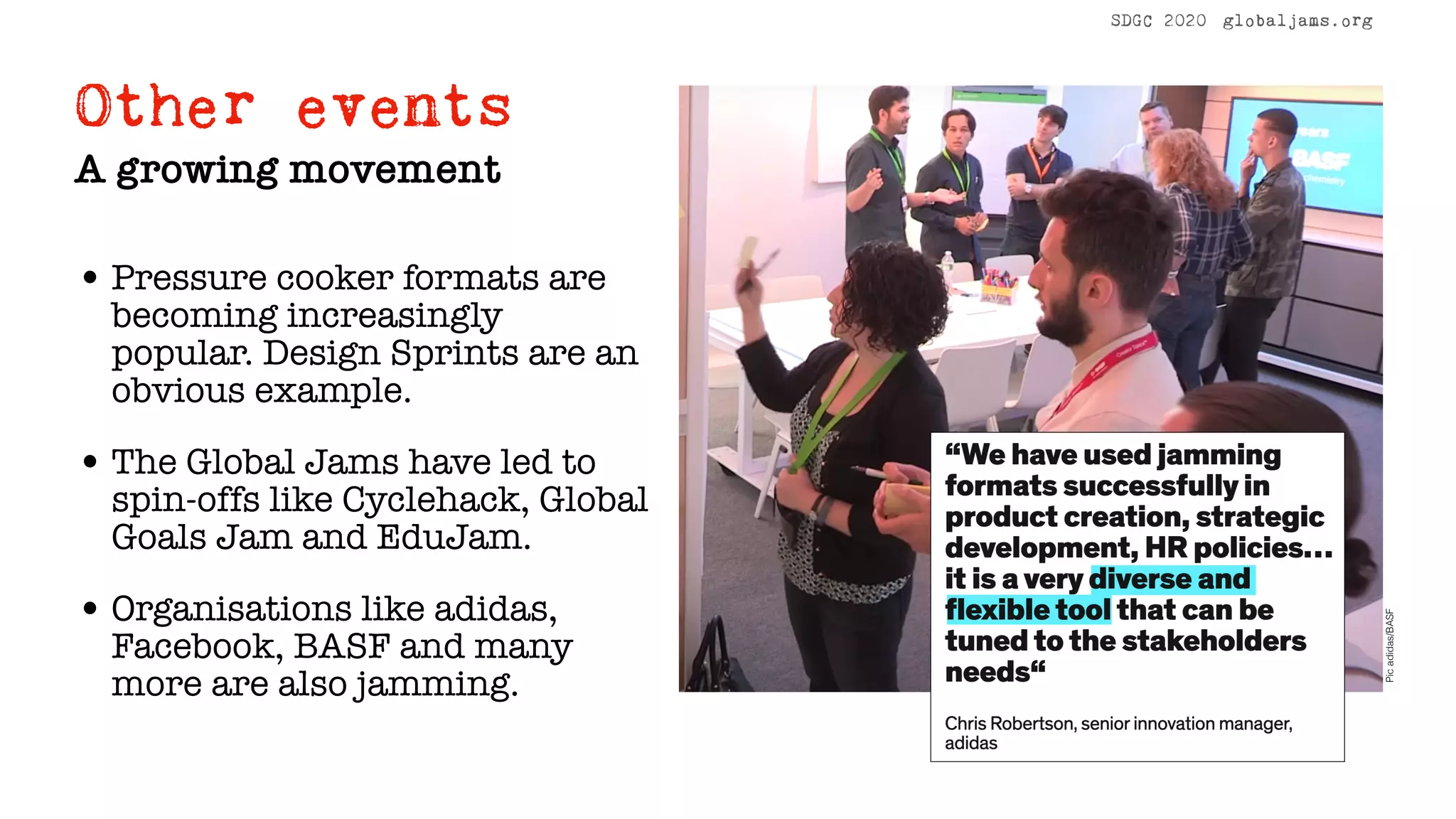 Lessons from 10 years of Jam, the boring slides from SDGC 2020 | PPT