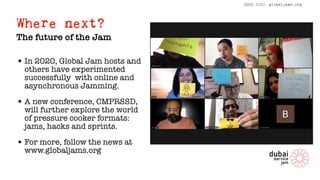 Lessons from 10 years of Jam, the boring slides from SDGC 2020 | PDF