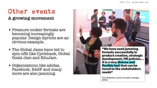 Lessons from 10 years of Jam, the boring slides from SDGC 2020 | PDF