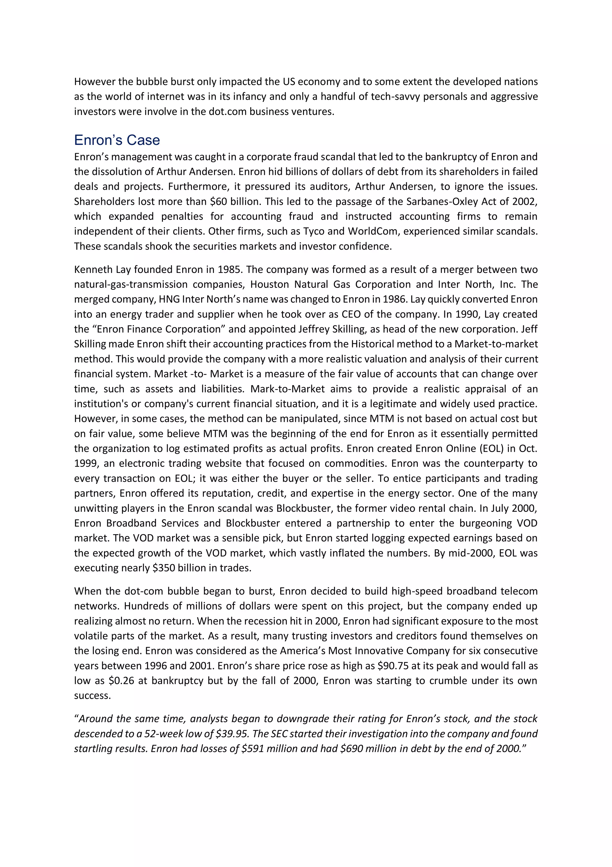 Lessons from 2000s | PDF