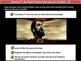 Lessons from 300 | PPSX