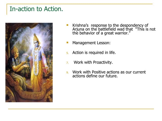 Lessons From Bhagvat Gita | PPT