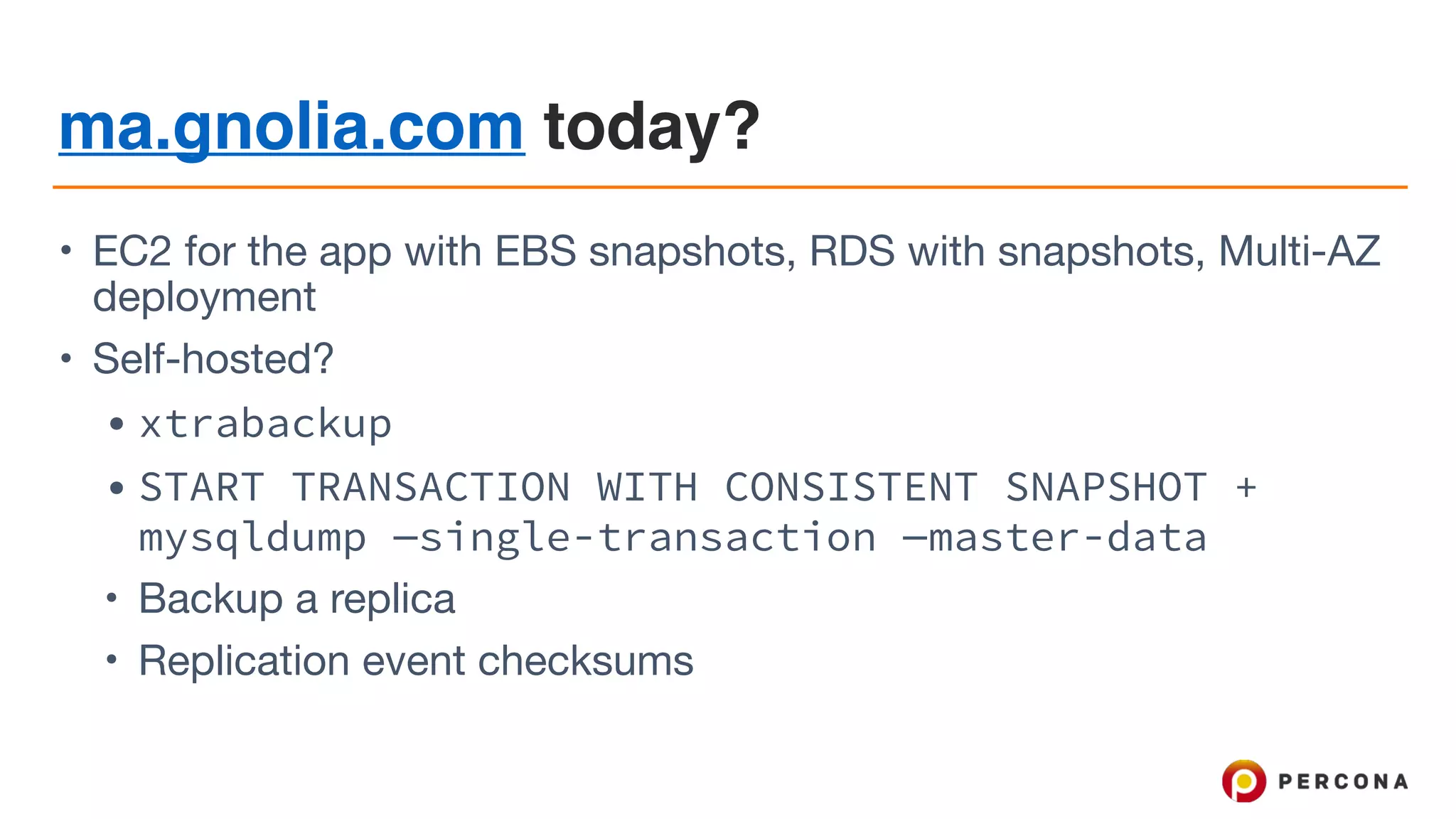 Lessons from database failures | PPT