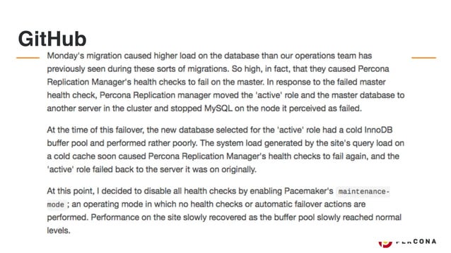 Lessons from database failures | PPT