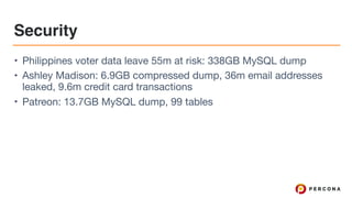 Lessons from database failures | PPT