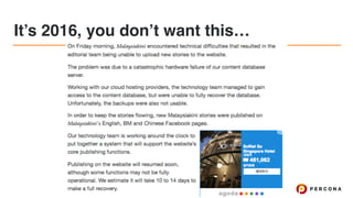 Lessons from database failures | PPT