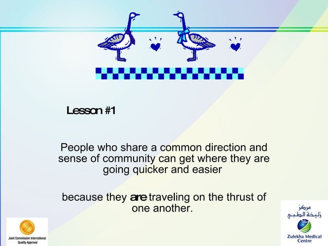 Lessons from Geese | PPT | Birdwatching | Hobbies & Interests