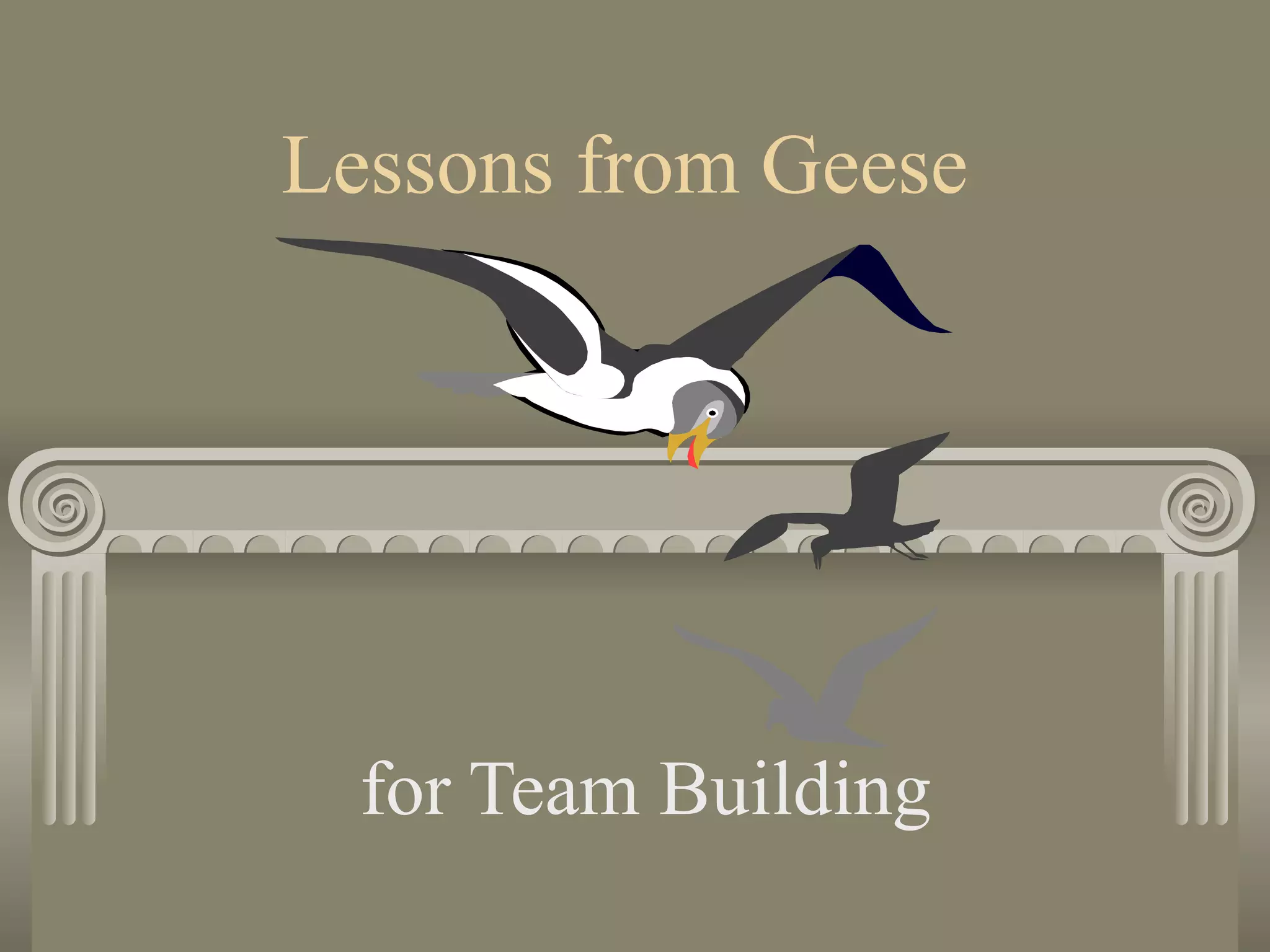 Lessonsfrom Geese For Team Building | PPS
