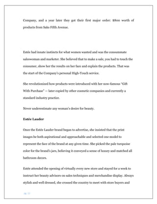 Lessons from great entrepreneurs | PDF