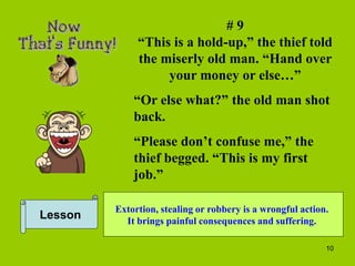 Lessons from 'Jokes for Students' | PPT