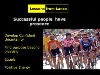 Lessons from Lance | PPT