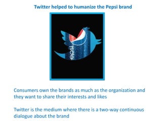 Lessons from Pepsi’s strategy on Twitter | PPTX | Business | Business ...