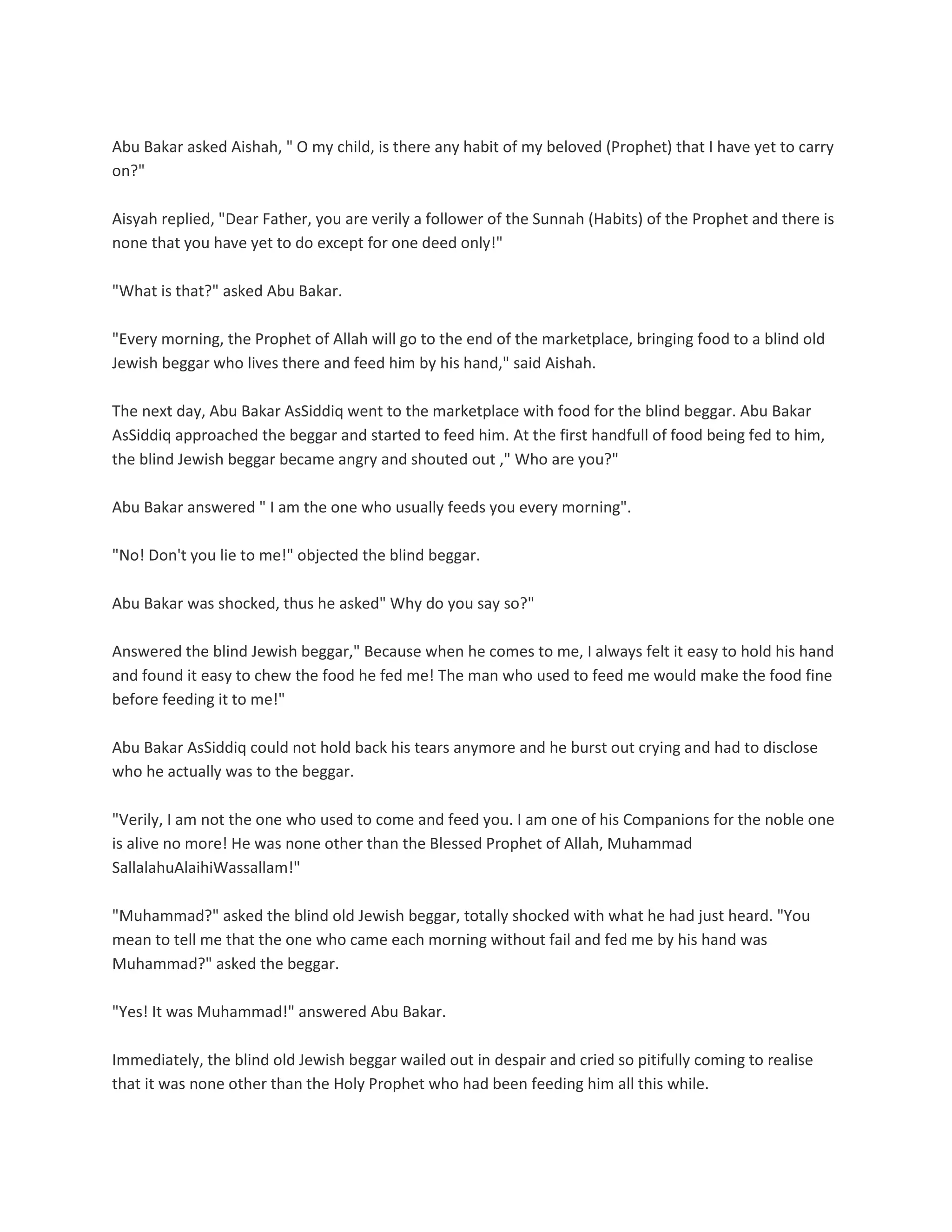 Lessons from Prophet Muhammad (Peace and blessings be upon him) | PDF