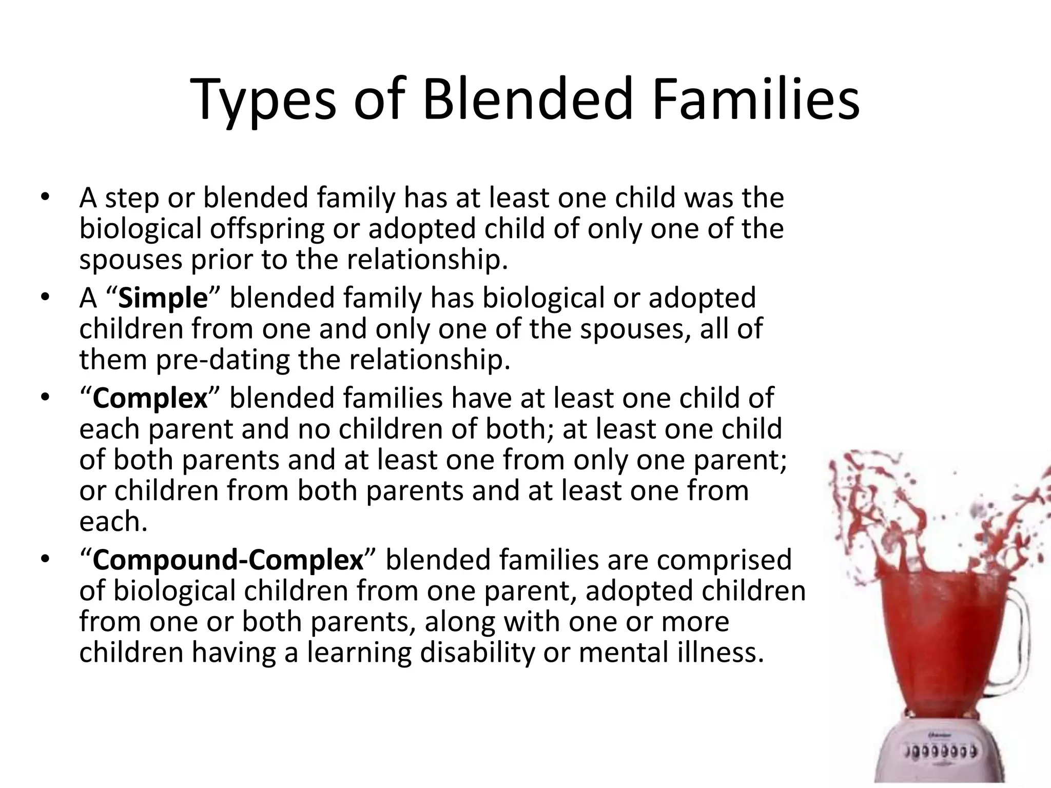 Lessons from the Blender - Understanding and Helping Blended Families ...