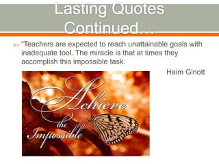 Lessons from the classroom | PPTX