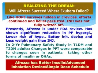 Lessons from the Failed Inhaled Insulins Dec 2011 at World Congress on ...