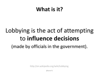 Lessons from The Hill: Lobbying & Advocating for UX on the Job | PPTX