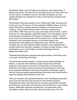 Lessons from the indian wars article | DOCX