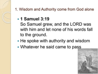 Lessons from the life of Samuel | PPTX