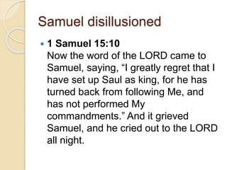 Lessons from the life of Samuel | PPTX