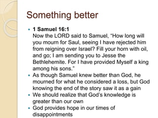 Lessons from the life of Samuel | PPTX