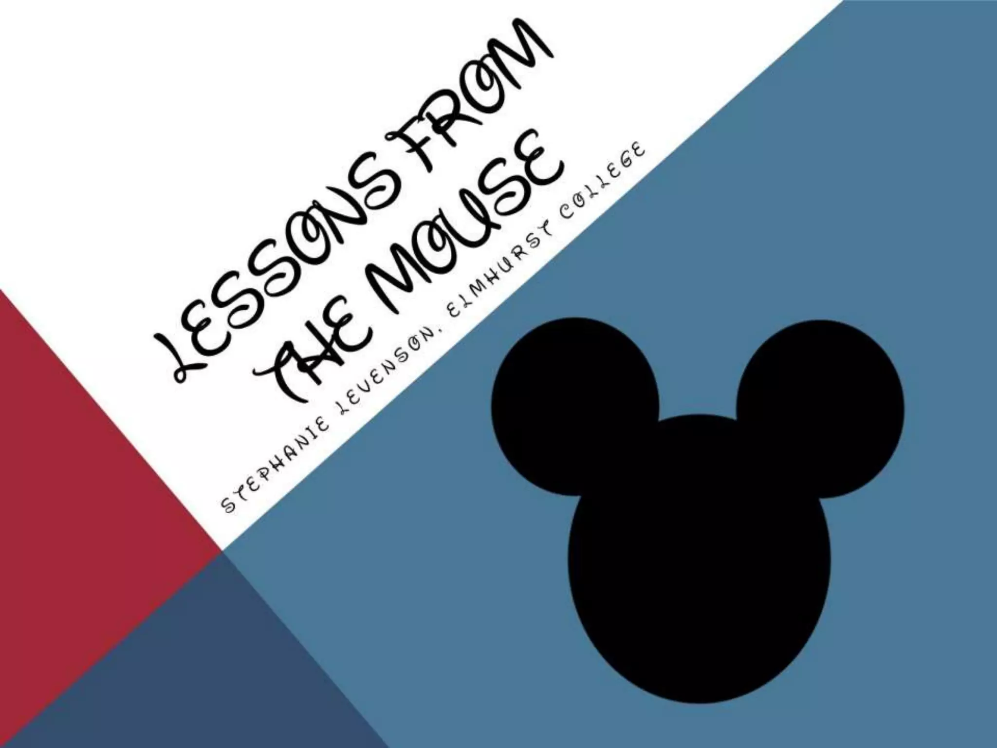 Lessons from the Mouse | PPT