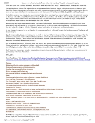 Lessons from the nepal earthquake prepare and survive international viewpoint - online socialist ...