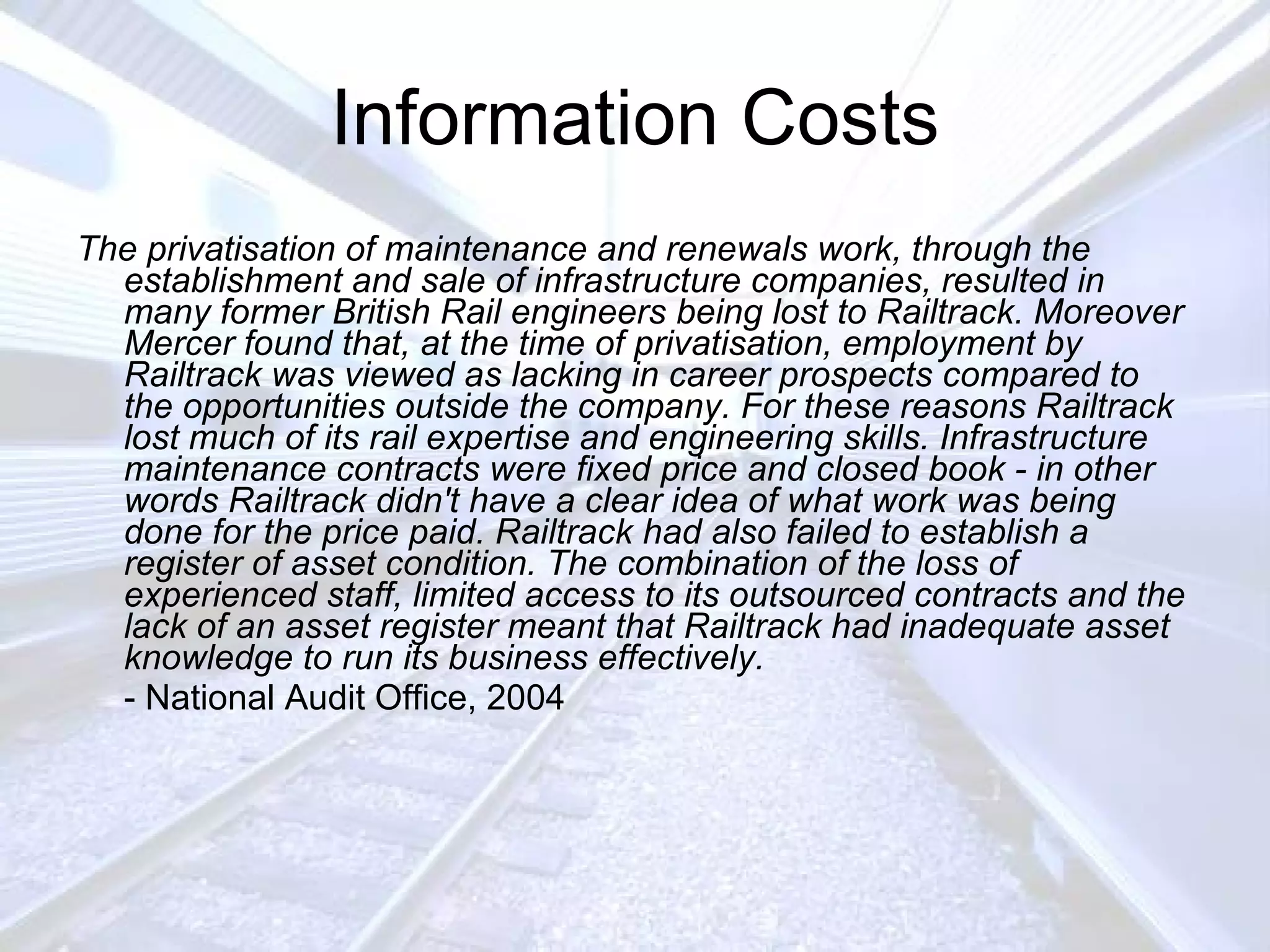 Lessons From Uk Rail Privatization Germany | PPT