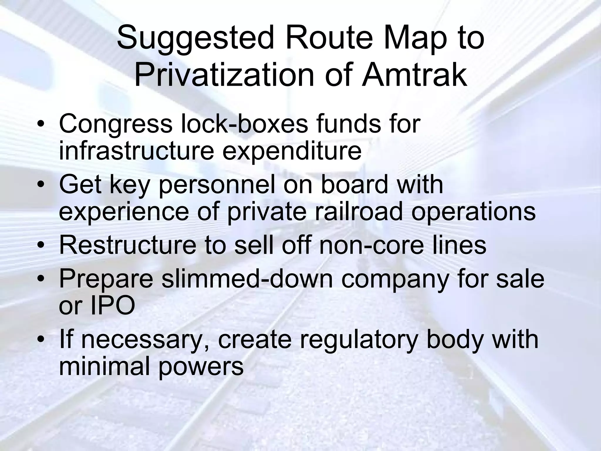 Lessons From Uk Rail Privatization Germany | PPT