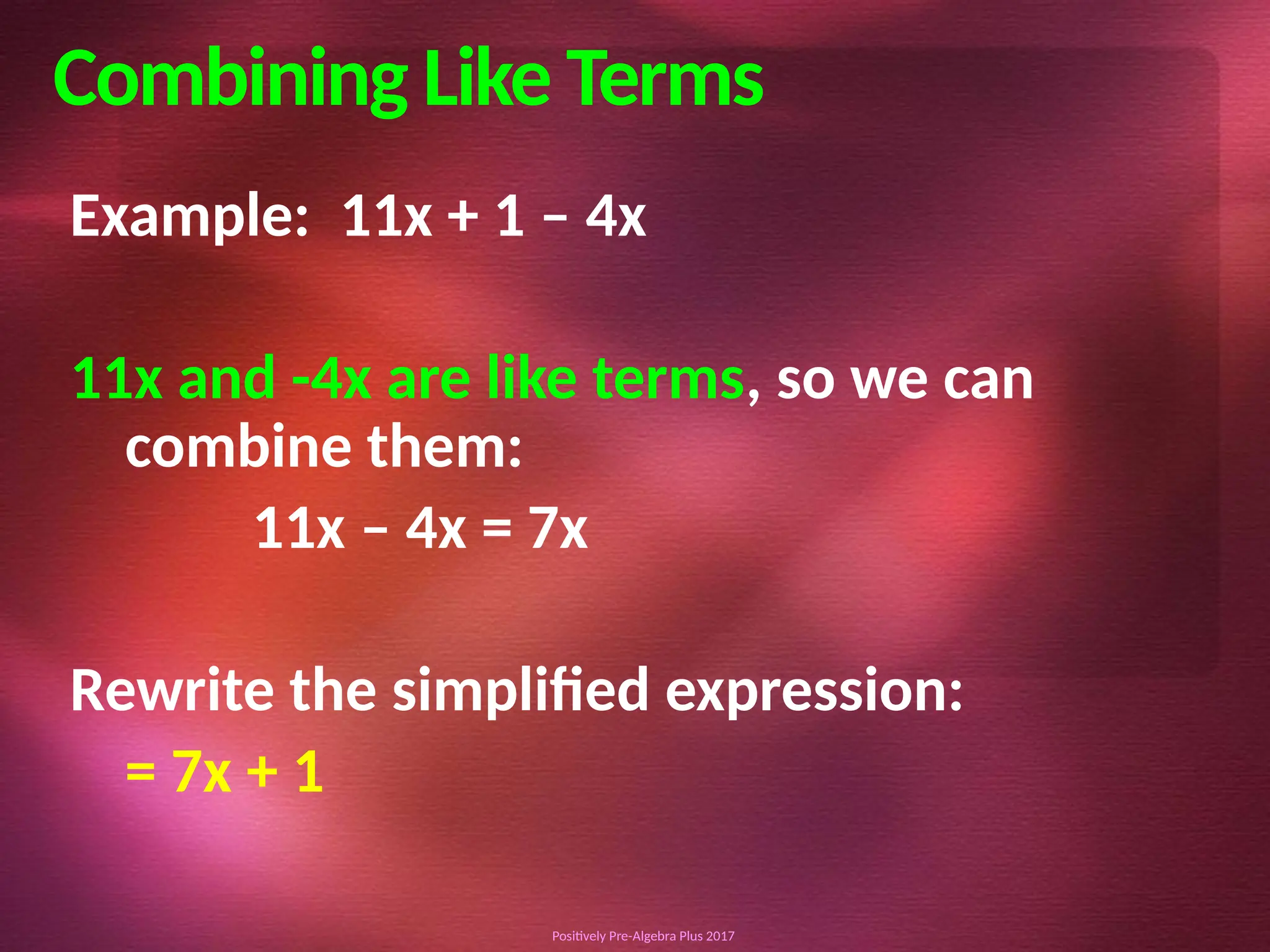 Lesson Simplifying Algebraic Expressions.pptx