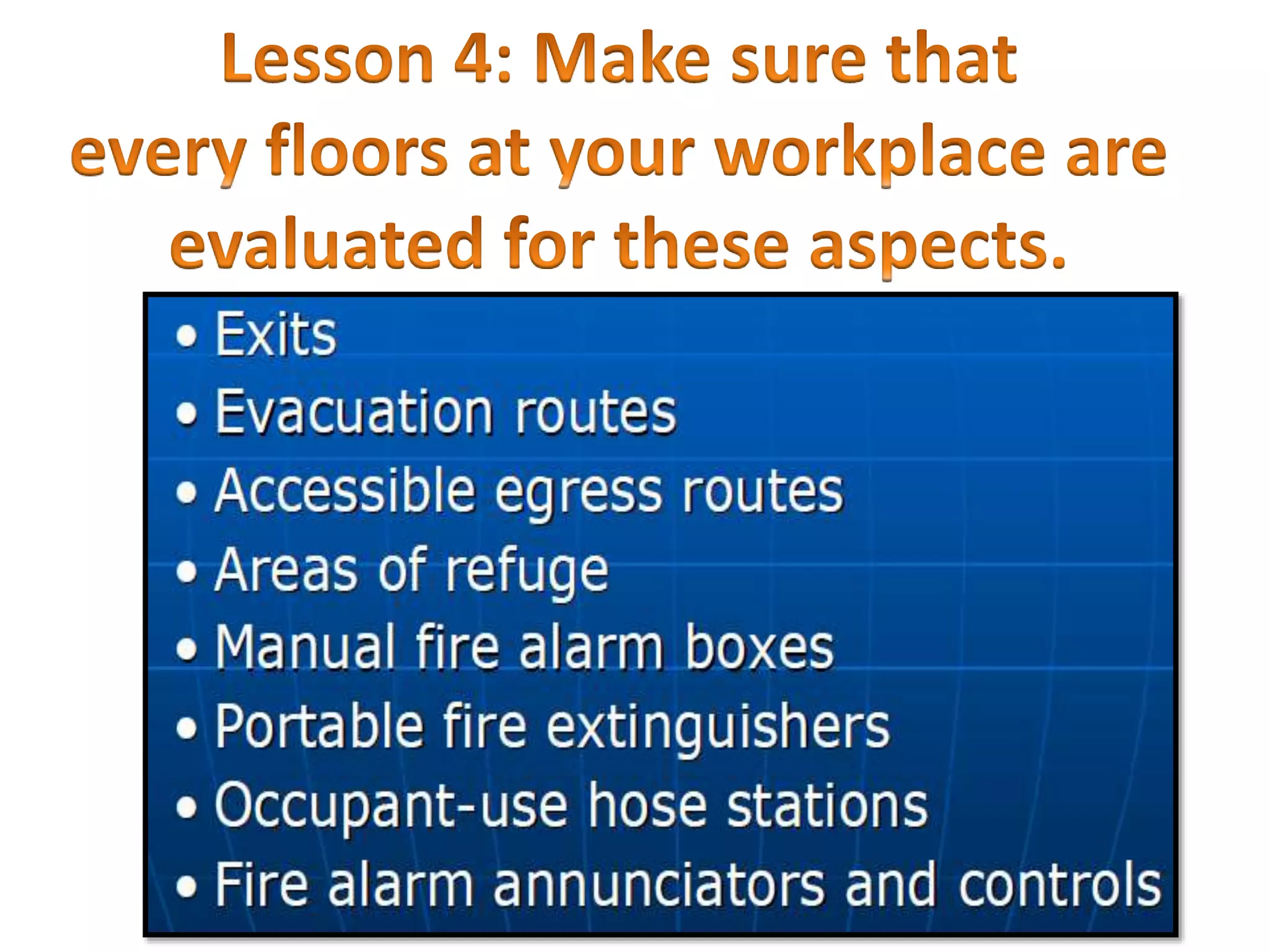 8 CRITICAL Lessons We Can Learn From Fire Drill @WORK. | PPTX